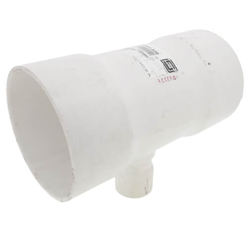 3701-528 - 3701-528 - 6" x 6" x 2" PVC DWV Reducing Vent Tee
