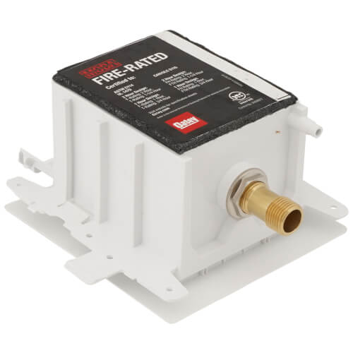 37446 - Oatey 37446 - MODA Fire Rated Gas Supply Box, BR, 1/2" NPT ...