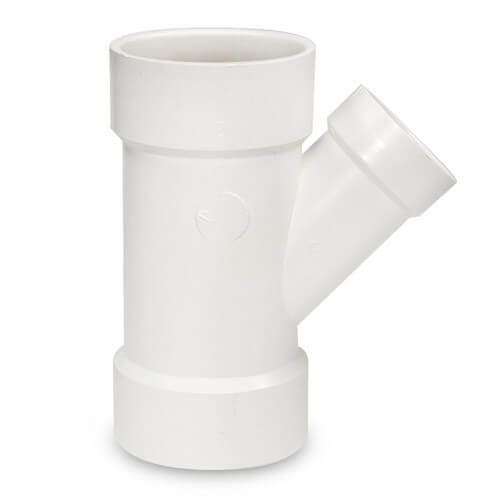 3775-666 - 3775-666 - 12" x 12" x 6" PVC DWV Wye (Fabricated)