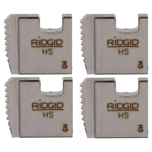 37870 - RIDGID 37870 - 1/2" 12-R NPT High Speed Threading Dies (Set of 4)