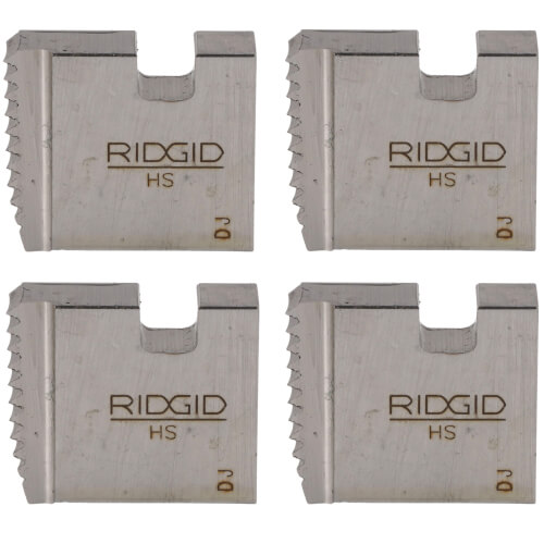 37895 - RIDGID 37895 - 2" 12-R NPT High Speed Threading Dies (Set of 4)