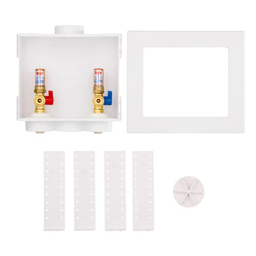 38541 - Oatey 38541 - QUADTRO CPVC Washing Machine Outlet Box w/ 1/4 ...