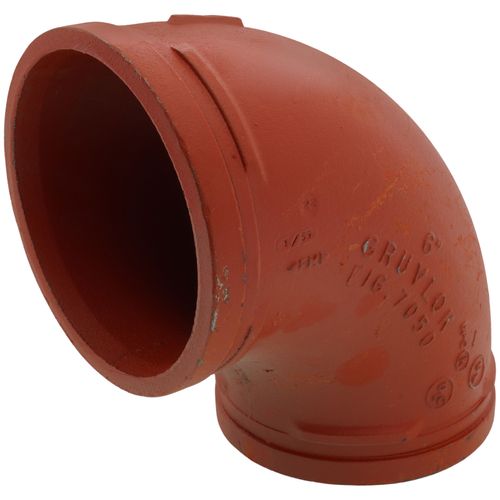 390014363 - Gruvlok 390014363 - 6" Grooved 90° Elbow (7050 Series)