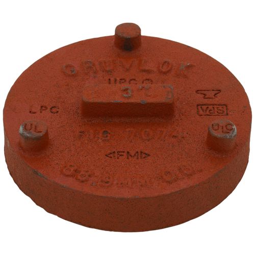 390030187 - Gruvlok 390030187 - 3" 7074 Grooved Cap