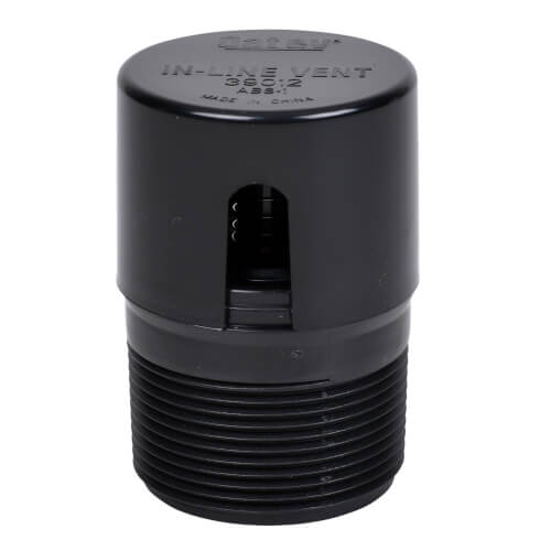 39012 - Oatey 39012 - 1-1/2" NPT In-Line Air Admittance Vent