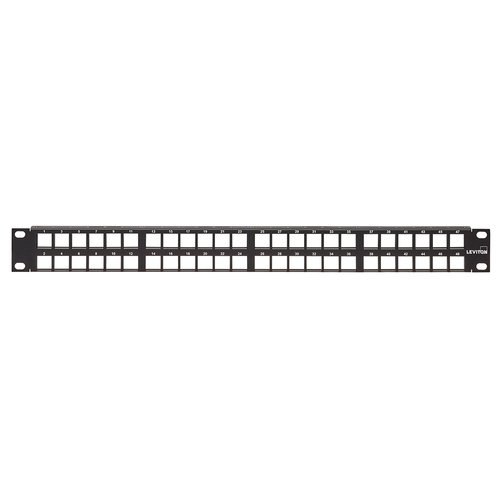 49255-V48 - Leviton 49255-V48 - Flat Quickport, Patch Panel, w ...
