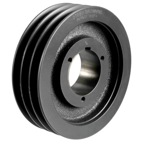 3TB80 - Browning 3TB80 - 3 Groove Gripbelt Split Taper Sheave, A, B ...