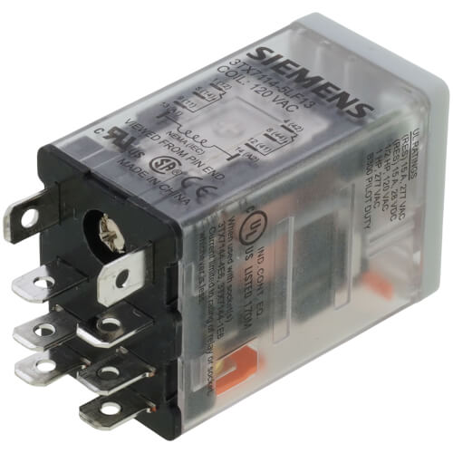 3TX7114-5LF13 - Furnas Controls 3TX7114-5LF13 - 120V DPDT 8 Pin ...