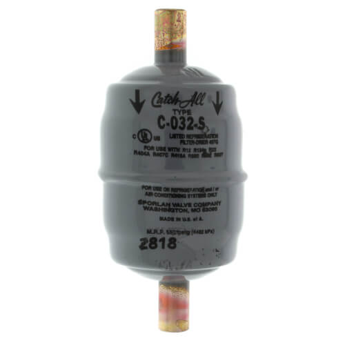 400052 - Sporlan 400052 - C-032-S 1/4" ODF Solder Liquid Line Filter ...