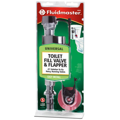 400C - Fluidmaster 400C - Toilet Fill Valve and Toilet Flapper Kit