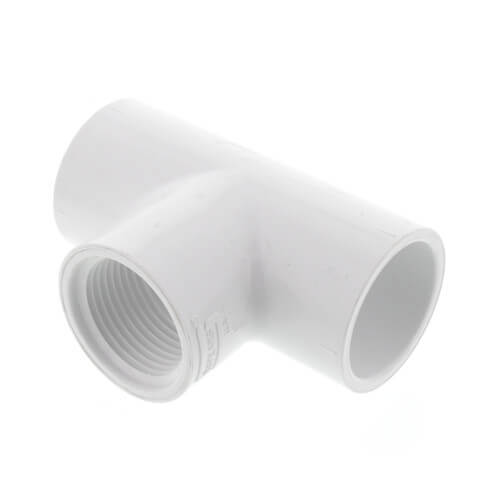 402-010 - 402-010 - 1" PVC Sch. 40 Threaded Tee (Socket x FIPT)