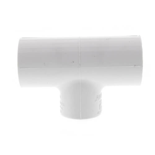 402-101 - 402-101 - 3/4" x 3/4" x 1/2" PVC Sch. 40 Threaded Tee (Socket ...
