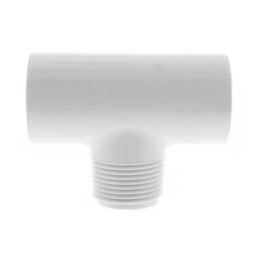 402B-010 - 402B-010 - 1" PVC Sch. 40 Male Threaded Tee (Socket x MIPT)