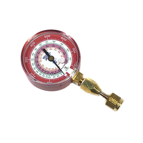 40331 - Yellow Jacket 40331 - 2-1/2" Red Pressure Single Test Gauge ...