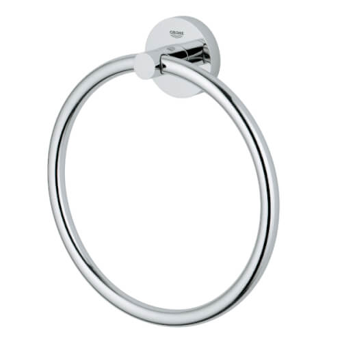 40365001 - Grohe 40365001 - Essentials 8" Towel Ring (StarLight Chrome)