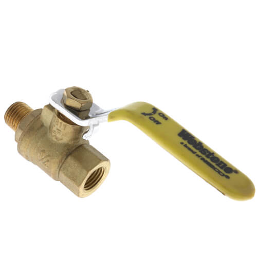 40530W - Webstone 40530W - 1/4" MIP x FIP Full Port Forged Brass Ball ...