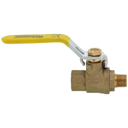 40530W - Webstone 40530W - 1/4" MIP x FIP Full Port Forged Brass Ball ...
