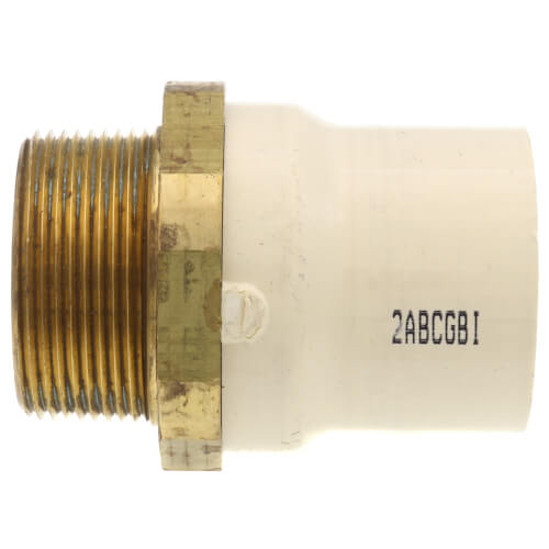 4136-015BR - 4136-015BR - 1-1/2" CTS CPVC Male Adapter (Brass MIPT x ...