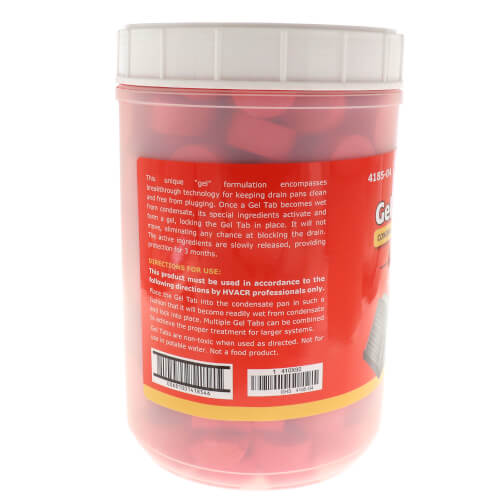 4185-04 - Nu-Calgon 4185-04 - Condensate Pan Gel Tabs, 3 Ton (Bulk, 200 ...