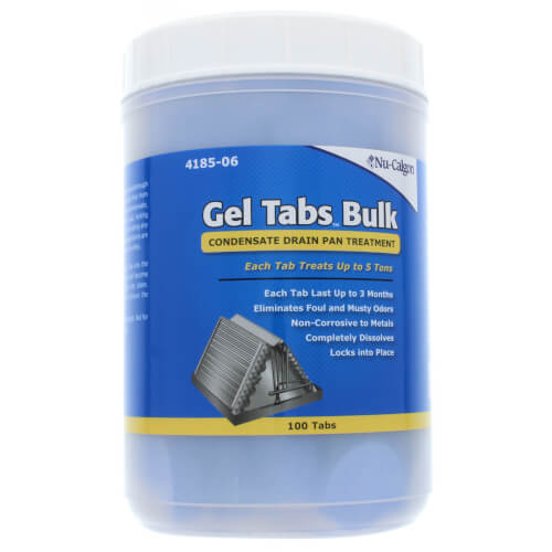 4185-06 - Nu-Calgon 4185-06 - Condensate Pan Gel Tabs, 5 Ton (Bulk, 100 ...