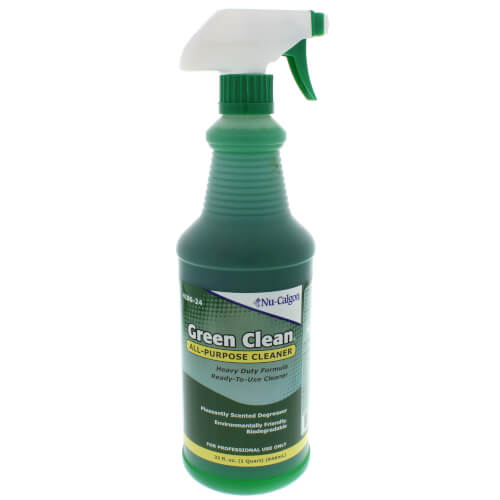 4186-24 - Nu-Calgon 4186-24 - Green Clean, 1 qt. Spray Bottle