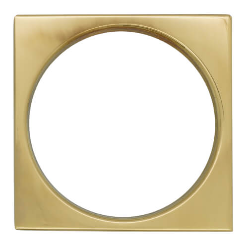 42041-OATEY - Oatey 42041-OATEY - 4-1/4" x 4-1/4" Polished Brass Square ...