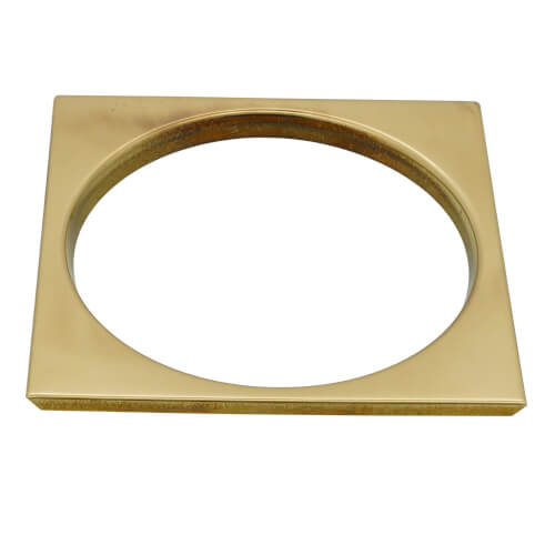 42041-OATEY - Oatey 42041-OATEY - 4-1/4" x 4-1/4" Polished Brass Square ...