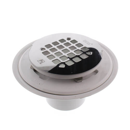 42202 - Oatey 42202 - 2" or 3" PVC Shower Drain with Round Snap-Tite ...