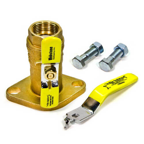 42404HV - Webstone 42404HV - 1" Full Port Ball Valve w/ Integral Spring ...