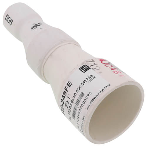 429-249FE - 429-249FE - 2" x 1" PVC Schedule 40 Eccentric Reducer