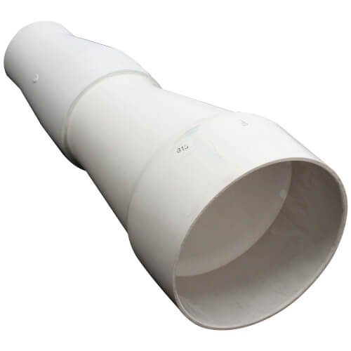 429-624FE - 429-624FE - 10" x 4" PVC Schedule 40 Eccentric Reducer