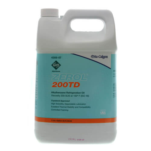4308-07 - Nu-Calgon 4308-07 - Zerol 200TD Refrigeration Oil, 1 Gal.