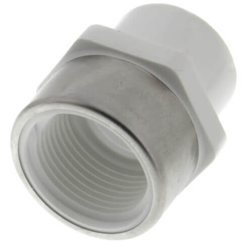 435-102SR - Spears 435-102SR - 3/4" x 1" PVC Schedule 40 Socket x SR Female Adapter
