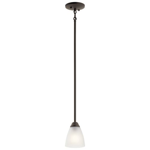 43640OZ - Kichler 43640OZ - Jolie 18" 1 Light Mini Pendant w/ Satin ...