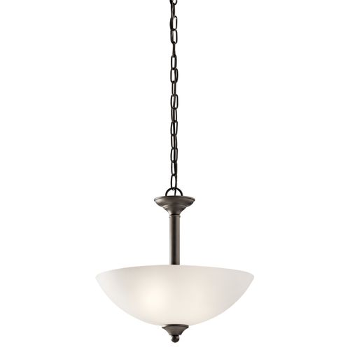 43641OZ - Kichler 43641OZ - Jolie 15" 2 Light Convertible Inverted ...