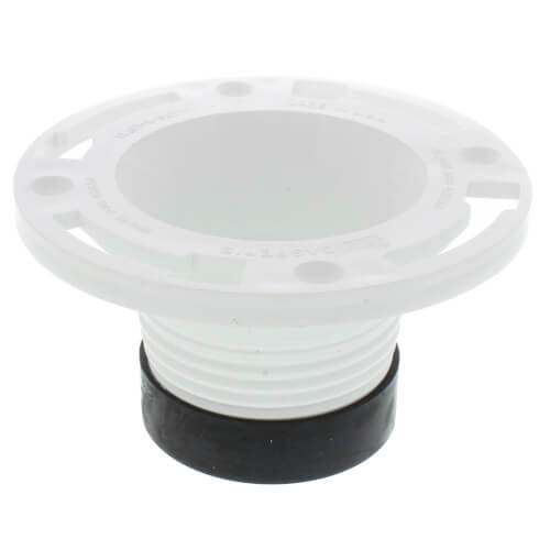43651 - Oatey 43651 - 4" Twist-N-Set Closet Flange (PVC)