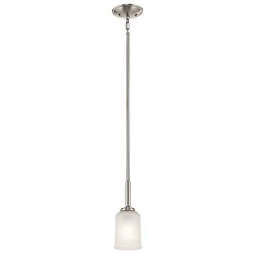 43674NI - Kichler 43674NI - Shailene 11" 1 Light Mini Pendant w/ Satin ...