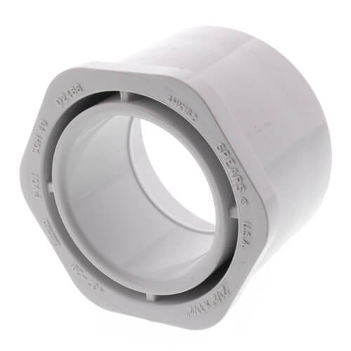 437-291 - 437-291 - 2-1/2" x 1-1/2" PVC Schedule 40 Spigot x Socket Bushing
