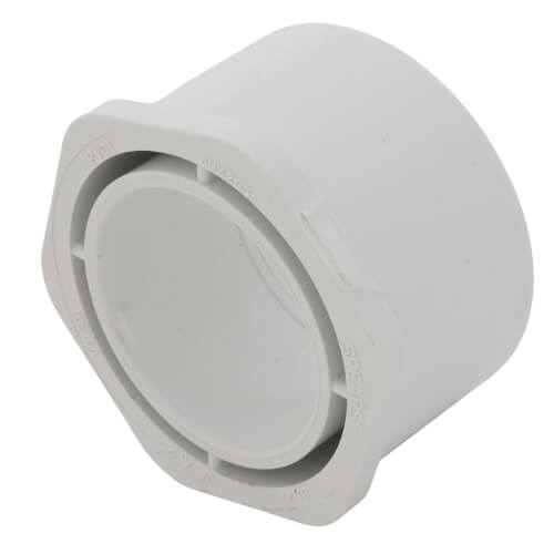 437-338 - 437-338 - 3" x 2" PVC Schedule 40 Spigot x Socket Bushing