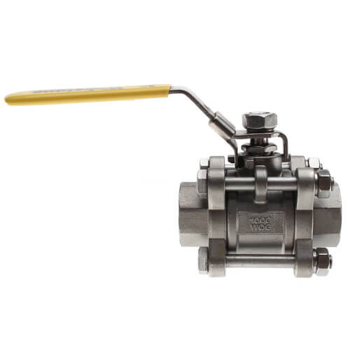 43703 - Webstone 43703 - 3/4" IPS Full Port 316 Stainless Steel 3-Piece ...