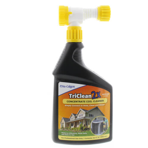 4372-24 - Nu-Calgon 4372-24 - TriClean 2x Coil Cleaner, 1 Qt.