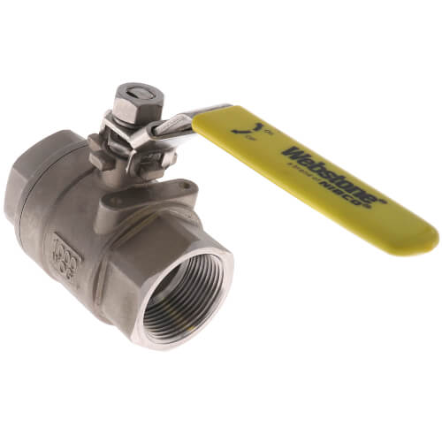 43725 - Webstone 43725 - 1-1/4" IPS Full Port 316 Stainless Steel 2 ...