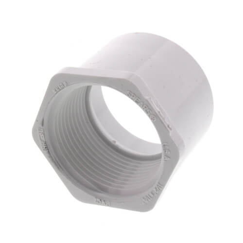 438-212 - 438-212 - 1-1/2" x 1-1/4" PVC Schedule 40 Spigot x Female Bushing