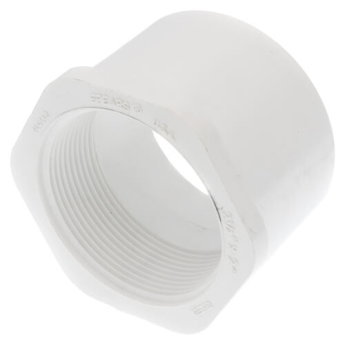 438-292 - 438-292 - 2-1/2" x 2" PVC Schedule 40 Spigot x Female Bushing