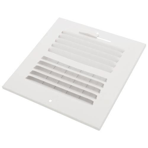 43821 - Hart & Cooley 43821 - 6" x 6" (Wall Opening Size) White Two-Way ...