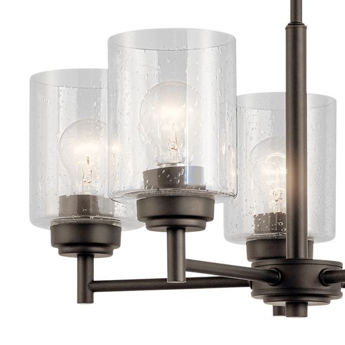 44030OZ - Kichler 44030OZ - Winslow 19.75" 5 Light Chandelier w/ Clear ...