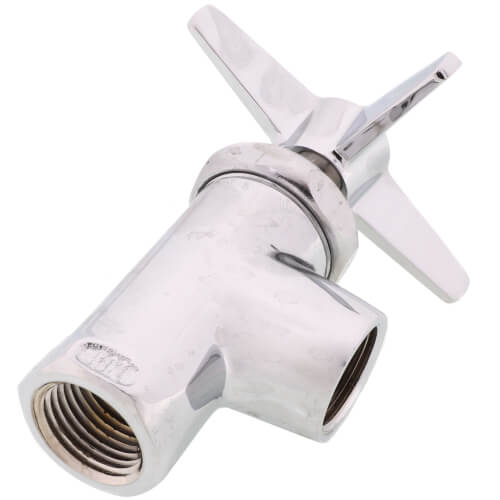 442-ABCP - Chicago Faucets 442-ABCP - 3" Cross Handle Angle Stop ...