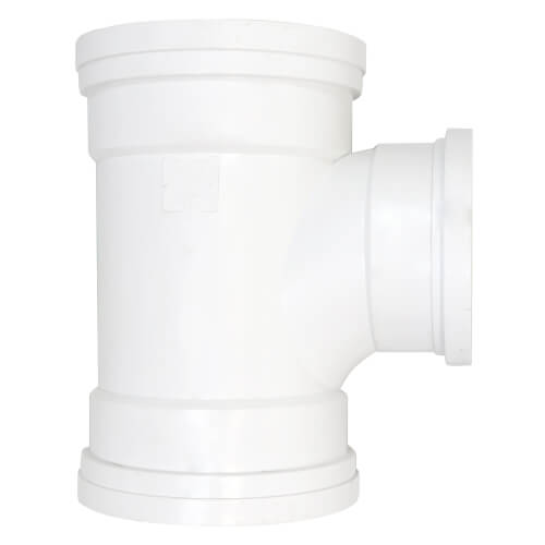 443003 - IPEX 443003 - 8" x 8" x 6" PVC SDR 35 Sanitary Tee (G x G x G)
