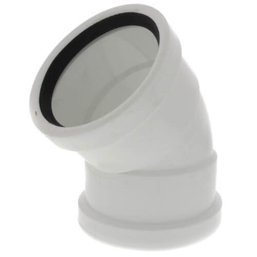 443018 - IPEX 443018 - 6" PVC SDR 35 1/8 Bend 45° Elbow (G x G)