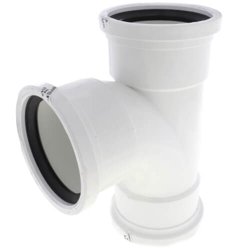 443156 - IPEX 443156 - 4" PVC SDR 35 Sanitary Tee (G x G x G)